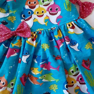 Baby Shark Dress Birthday Party Dress Vacation Dress Girls Gift 3mo.to ...