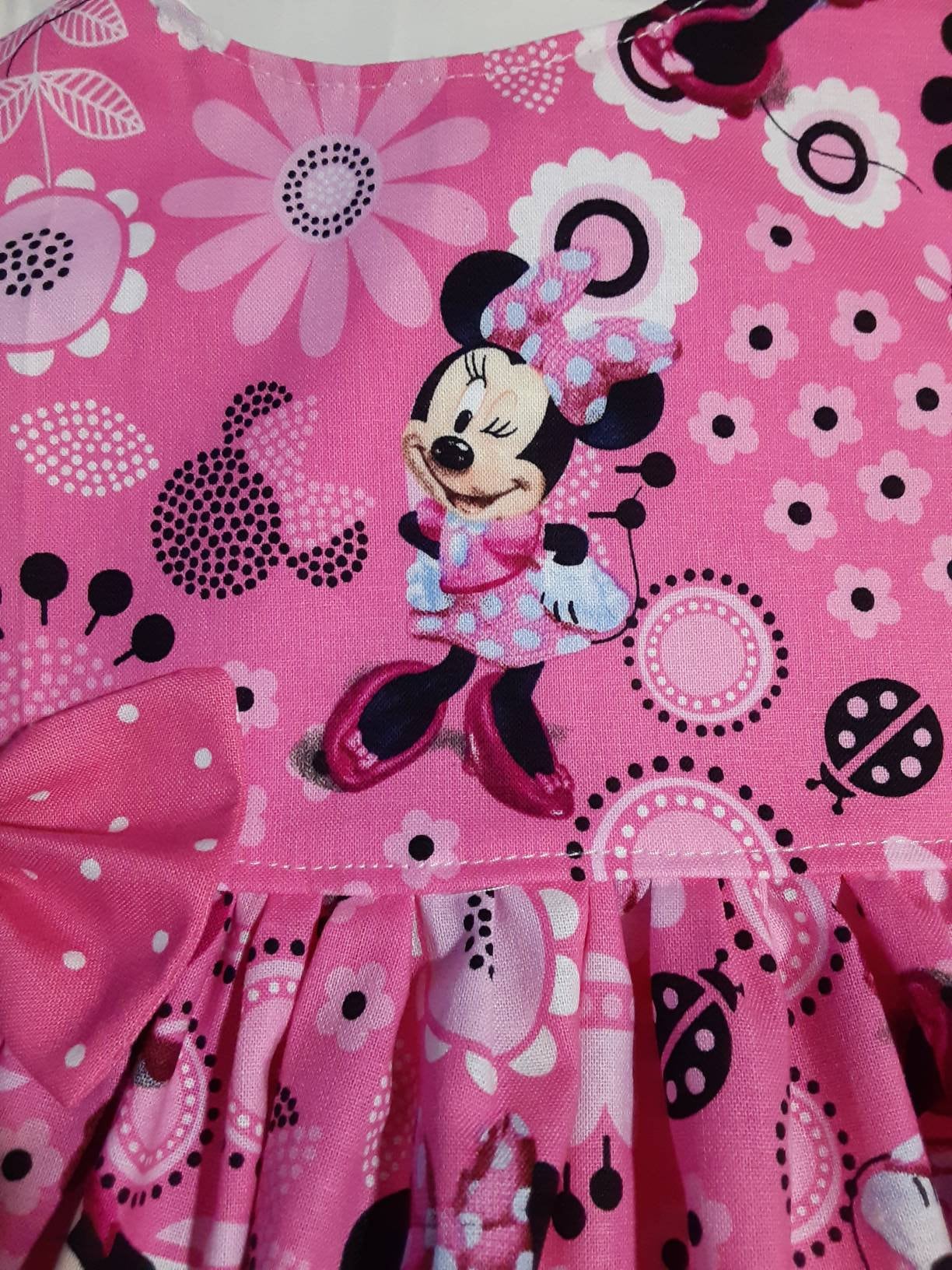 Minnie Mouse PINK Dress Pink Minnie Mouse Dress Birthday Party - Etsy