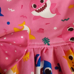 Baby Shark Dress Pink Baby Shark Birthday Party Dress Vacation Dress ...