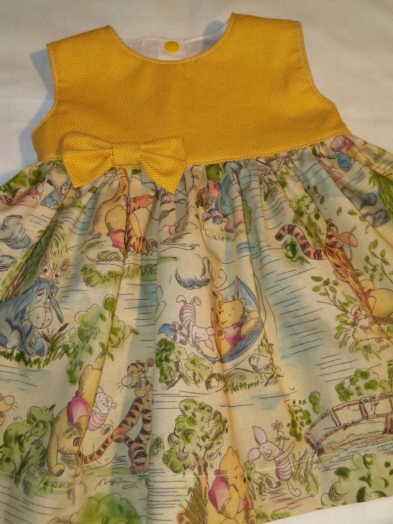 Winnie the Pooh Dress Disney Winnie Dress Buttercup W/ | Etsy