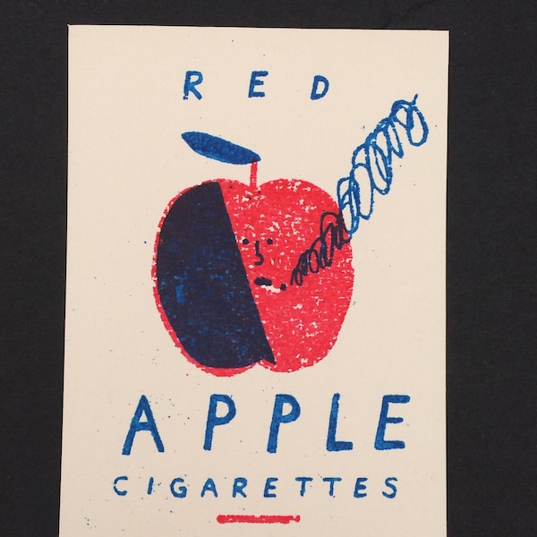 Red Apple Cigarettes - Etsy