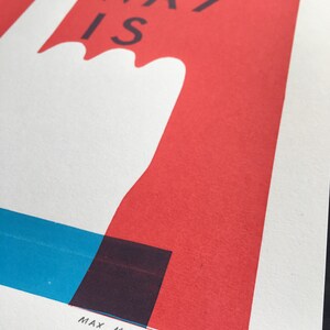 The Only Way is up A3 2 Colour Motivational Screenprint Poster - Etsy