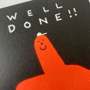 Well Done! Happy Thumb Congratulations Card - Etsy