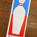 Long 2 Colour Bowling Pin Screen Print - Etsy