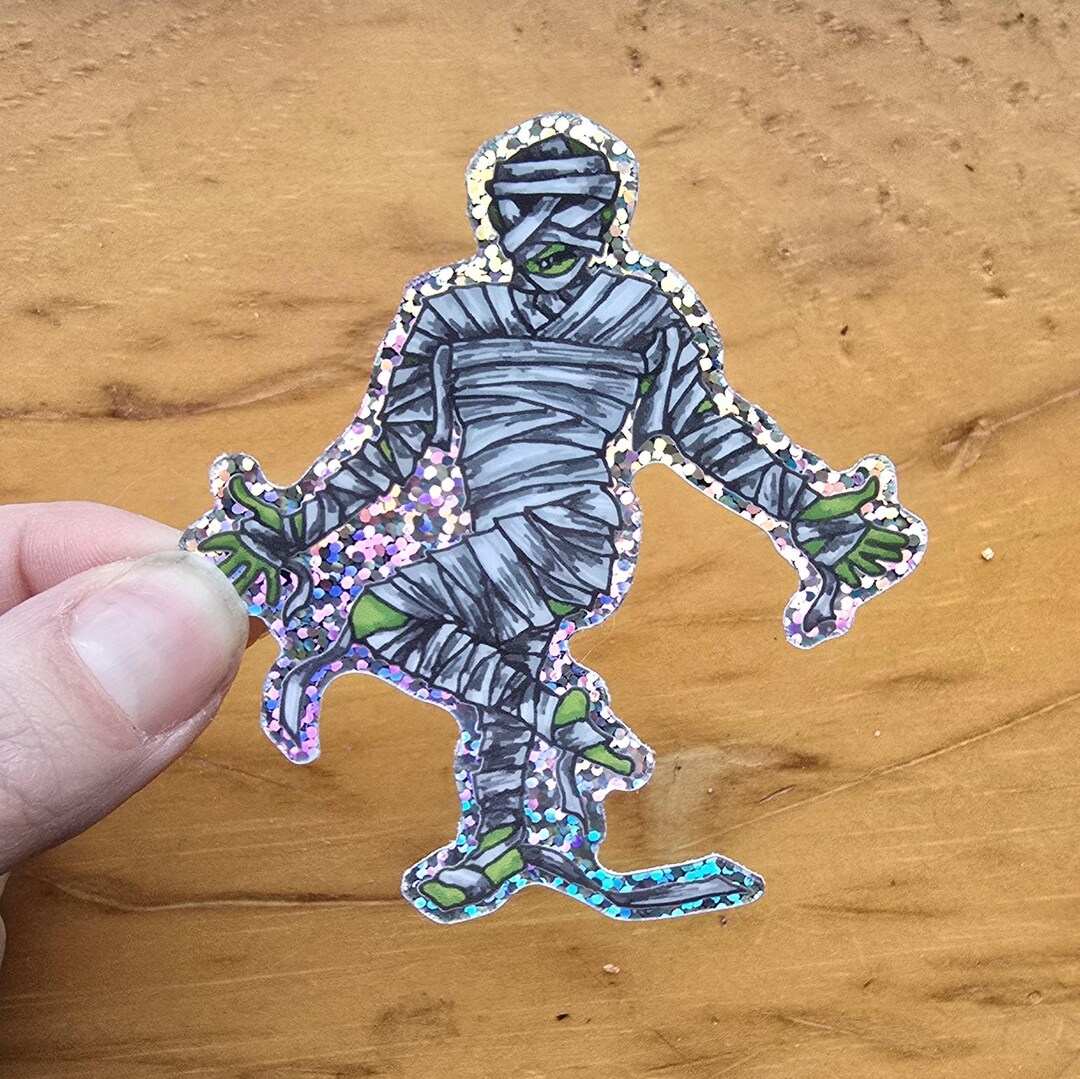 Fierce Mummy Sticker | Glitter Sticker - Etsy