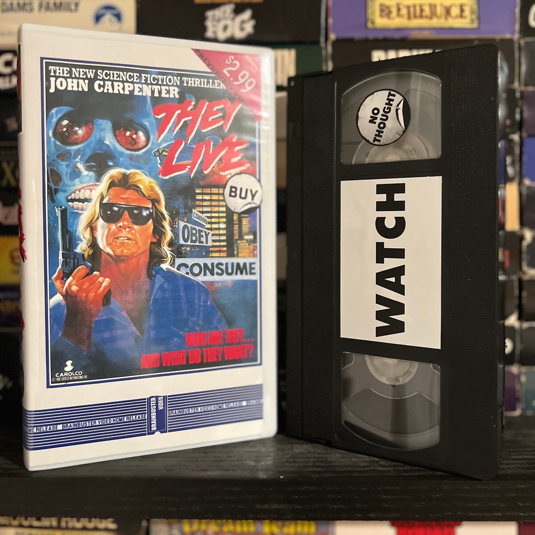 They Live VHS art Piece - Etsy