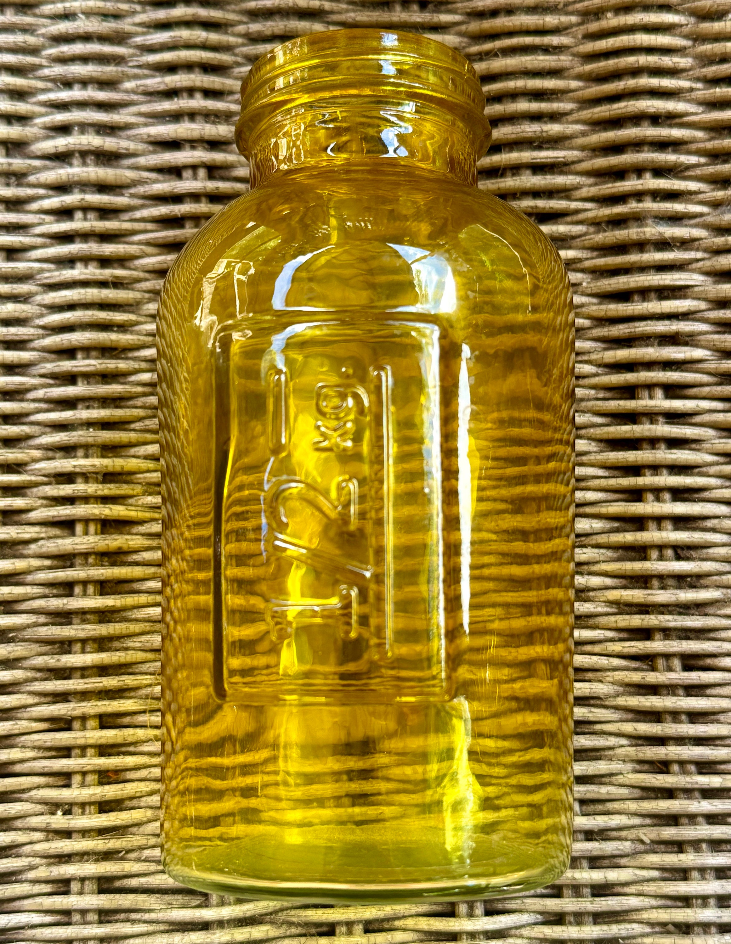 Vintage Glass Apothecary Jar - Etsy