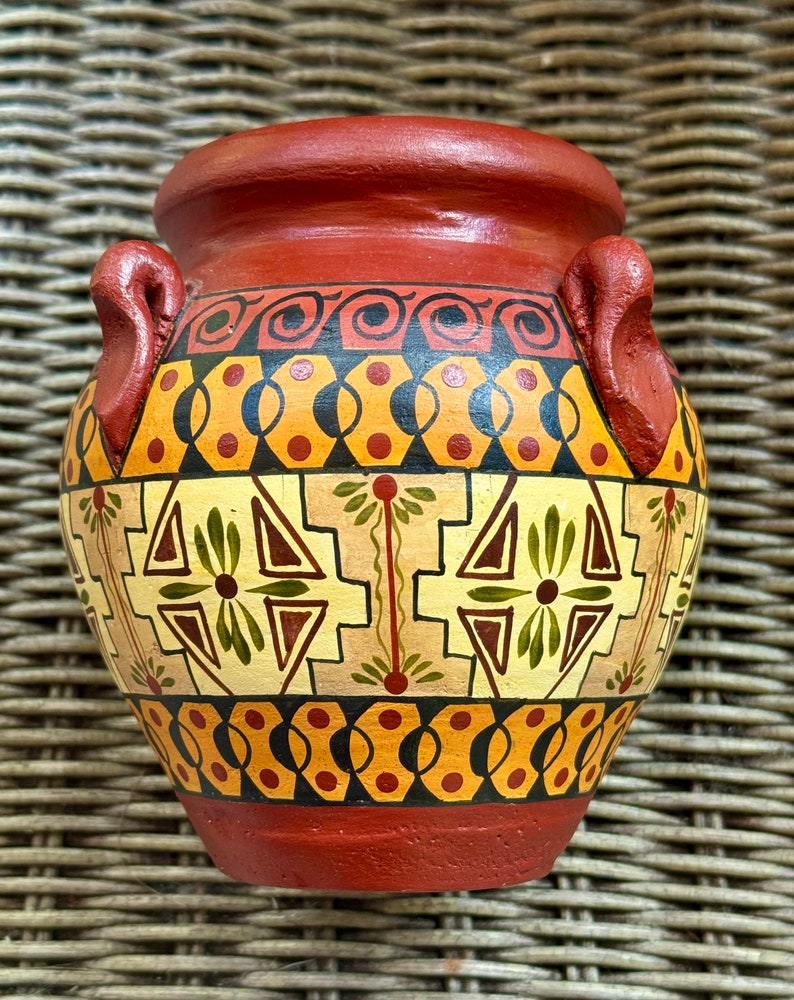 Small Native American Style Clay Pot - Etsy