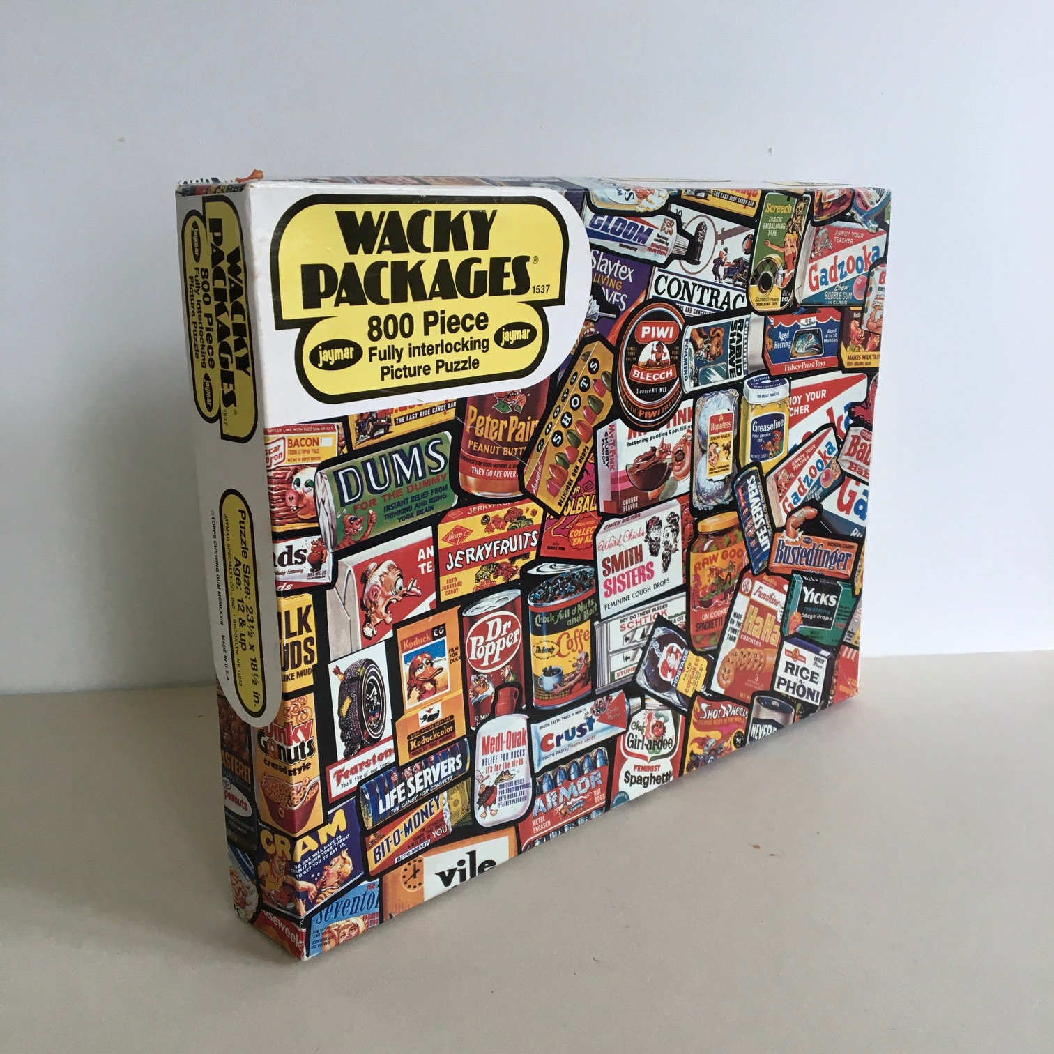 Wacky Packages Jigsaw Puzzle 800 Pieces by Jaymar 1970s - Etsy
