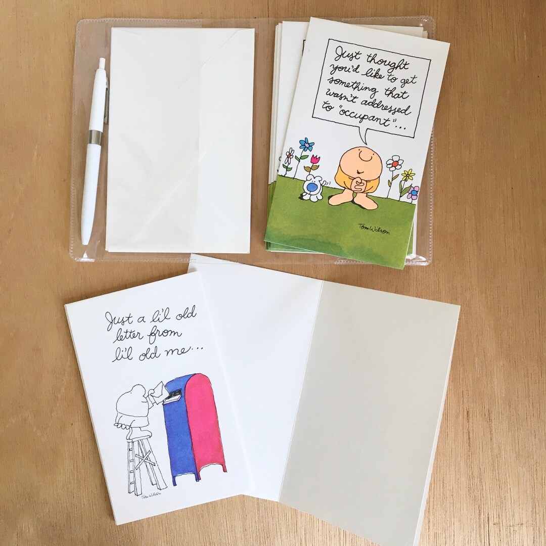 Vintage Ziggy Stationery Set, Cards, Envelopes and Pen, American ...