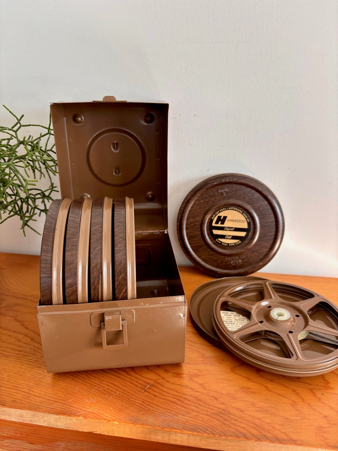 Retro Metal Box, Harwood 8mm Film Canisters and Storage Container. - Etsy