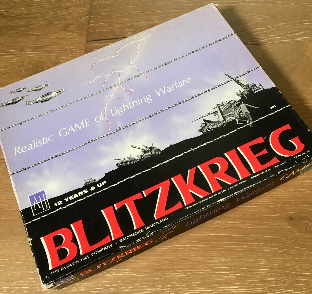 Vintage Board Game Blitzkrieg - Etsy