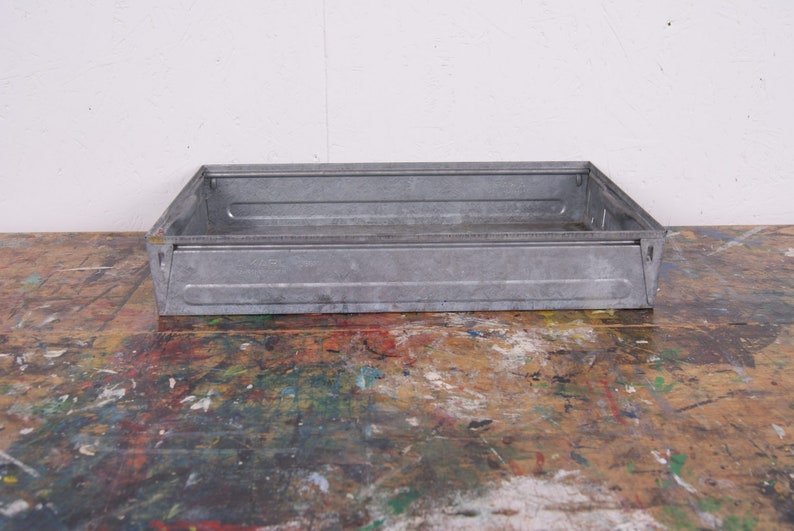 Childrens Metal Stackable Storage Trays Industrial Storage - Etsy