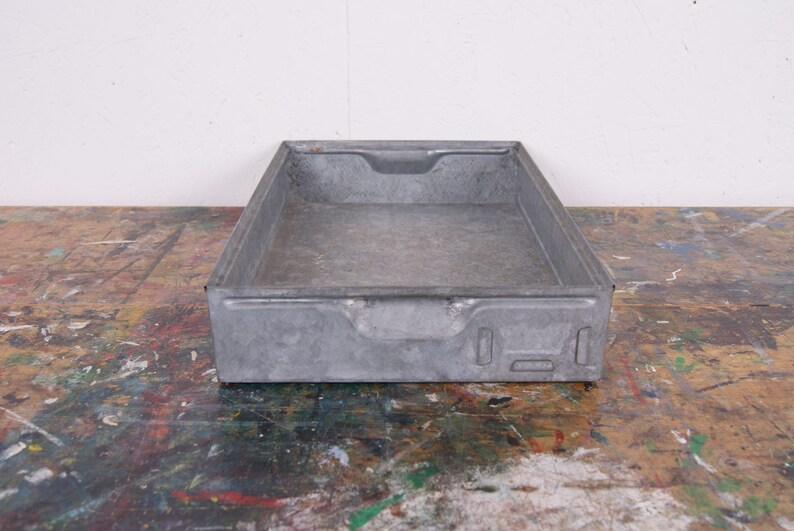 Childrens Metal Stackable Storage Trays Industrial Storage - Etsy