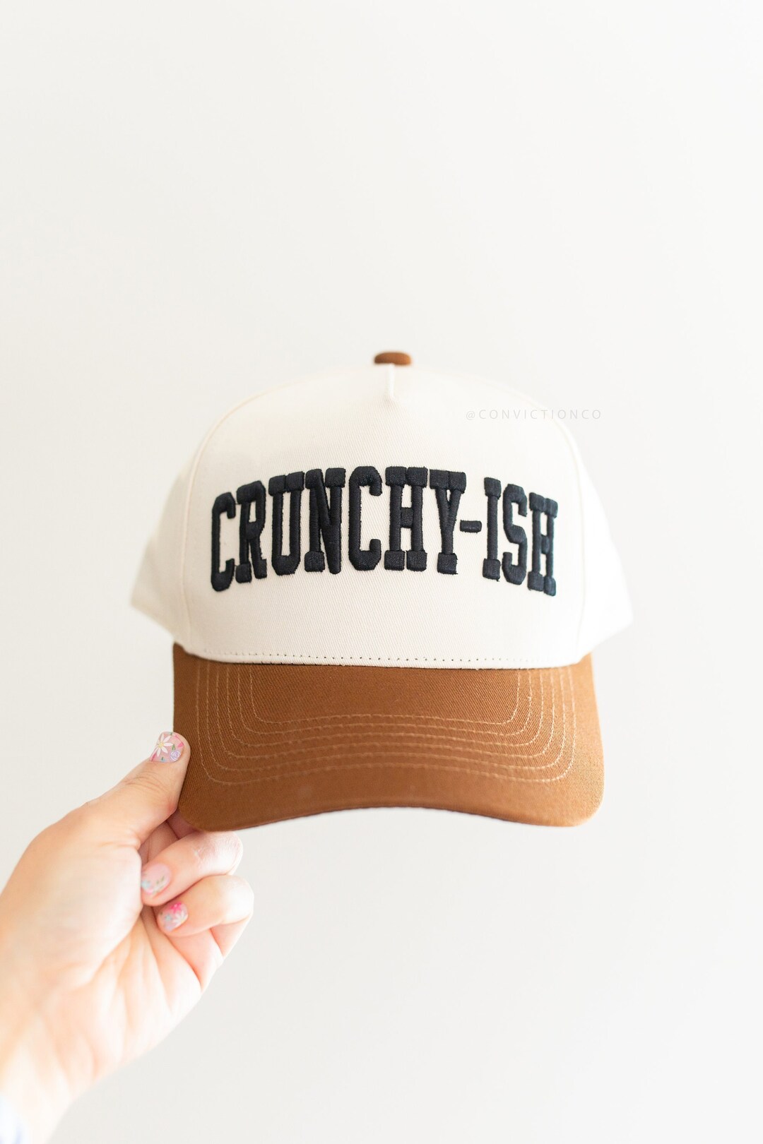 CRUNCHY-ISH™ Hat | Brown & Black | Unisex Cap | Adjustable | Crunchy ...