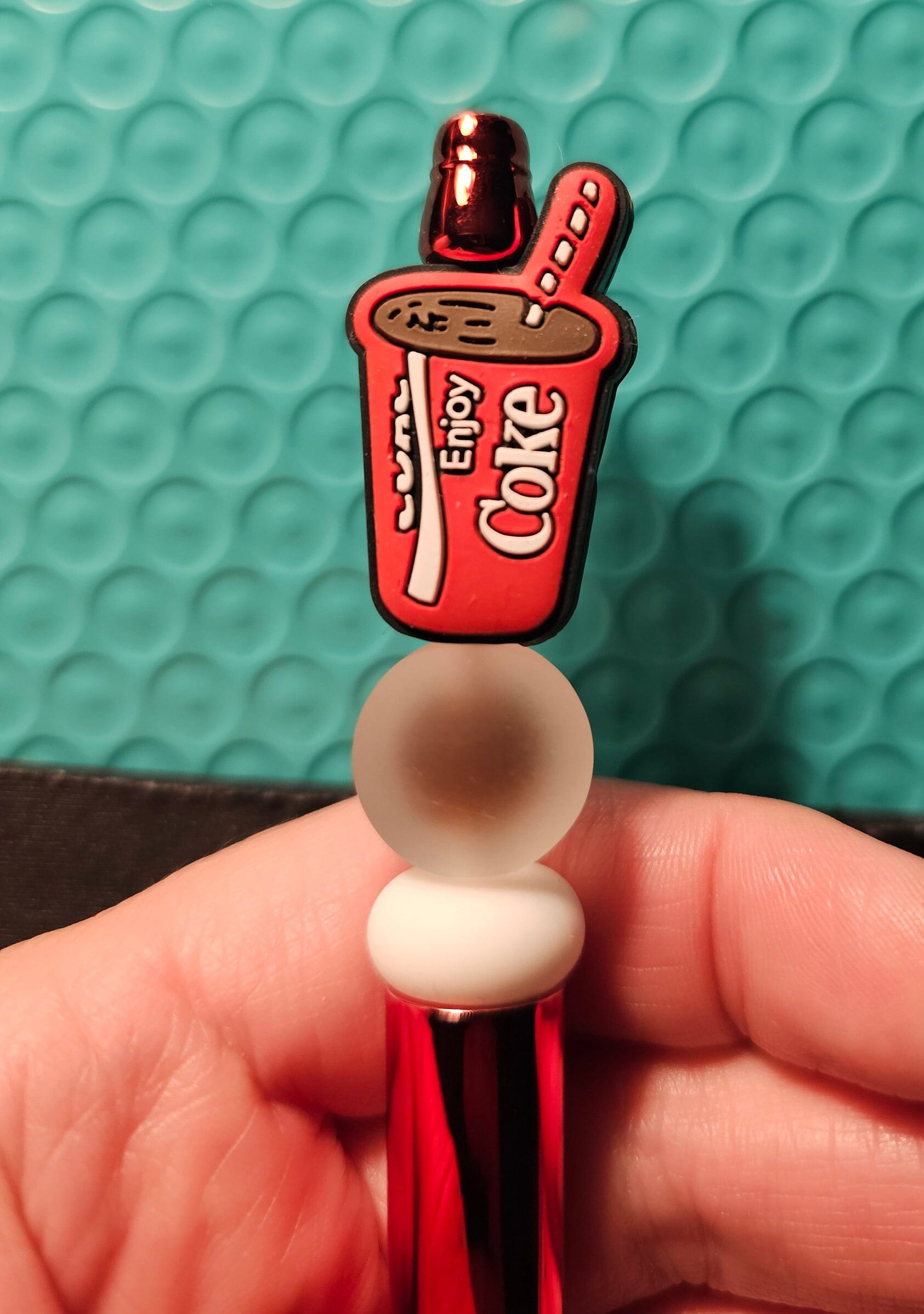 Coke Cola Shiny Red Pen Black Ink New - Etsy