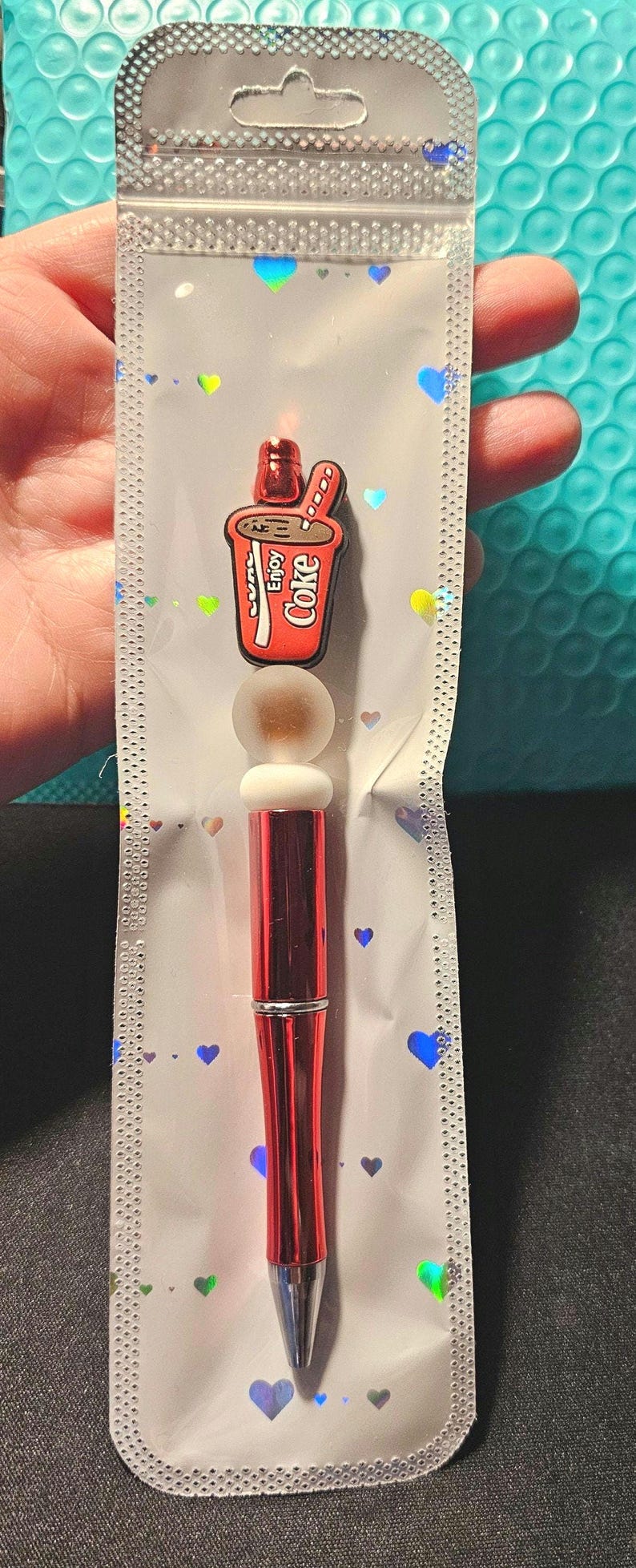 Coke Cola Shiny Red Pen Black Ink New - Etsy