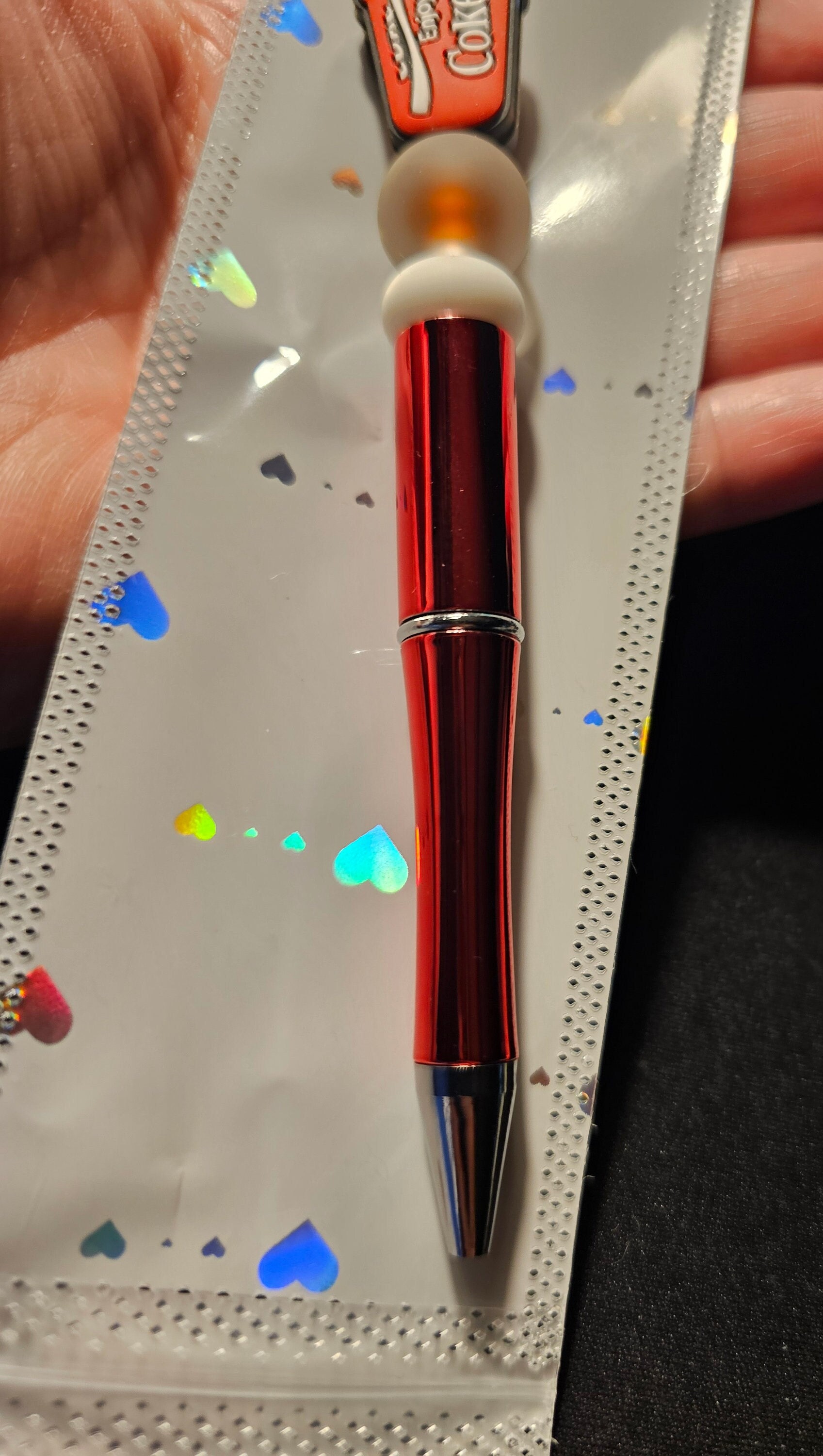 Coke Cola Shiny Red Pen Black Ink New - Etsy