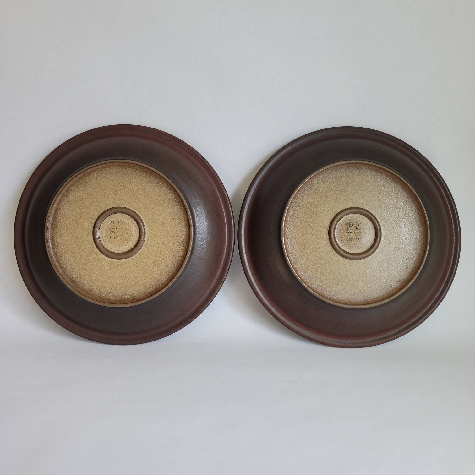 Edith Heath Ceramics “mojave Glaze” 11 Inch Dinner Plate Red With Tan ...