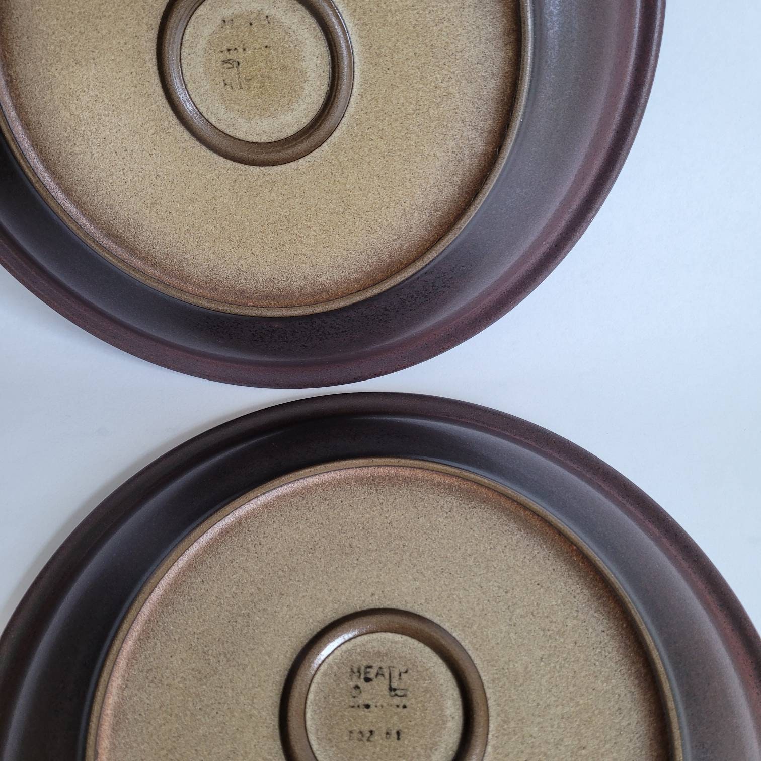 Edith Heath Ceramics “mojave Glaze” 11 Inch Dinner Plate Red With Tan ...