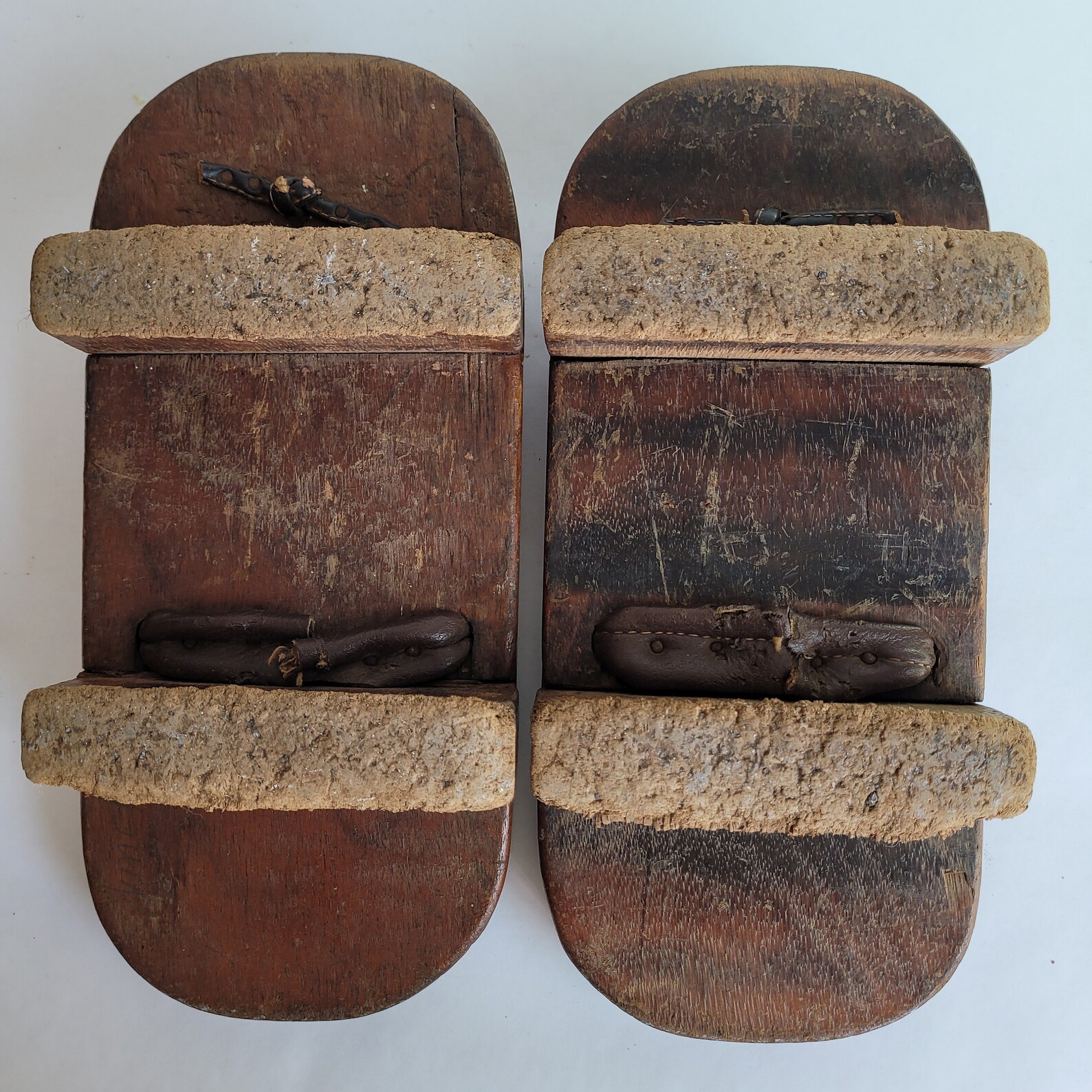 Wood Flip Flops Hawaiian Decor Tropical House Tiki Style Geisha Girl ...