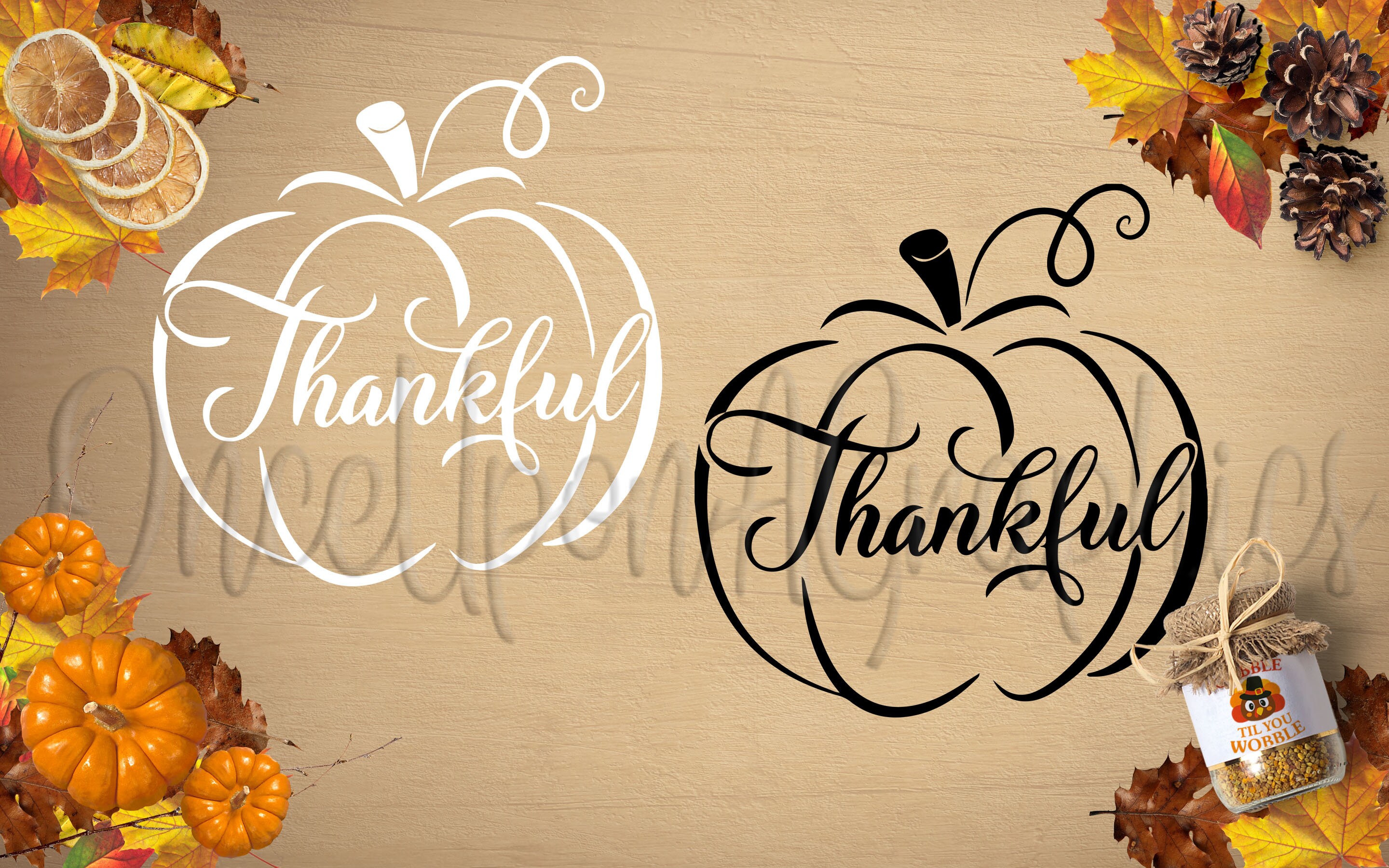 Thankful Svg, Fall Svg, Pumpkin Svg, Give Thanks Svg, Thanksgiving SVG ...