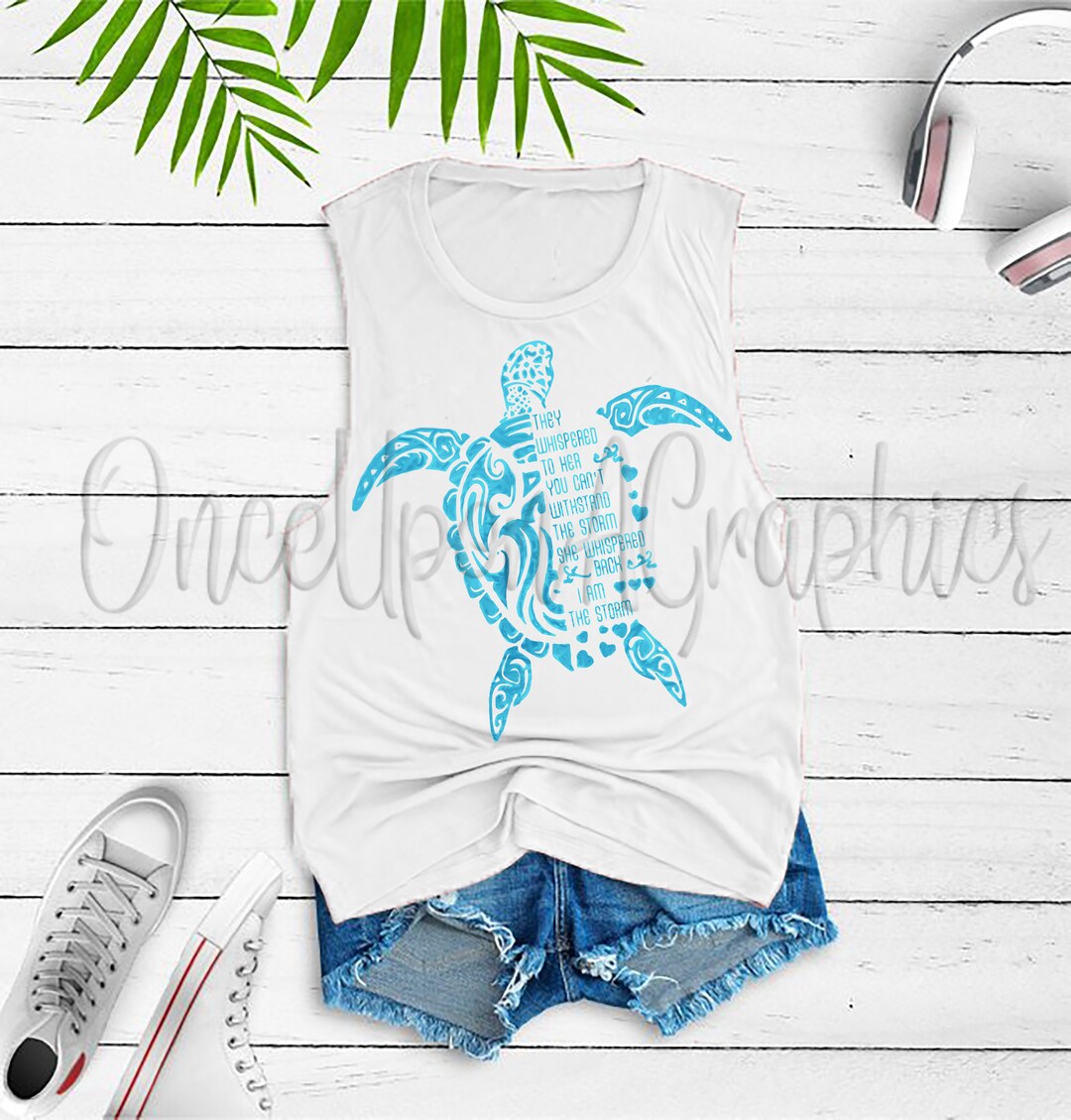 Tribal Sea Turtle SVG PNG: Girl Power Cut File (digital Download) - Etsy