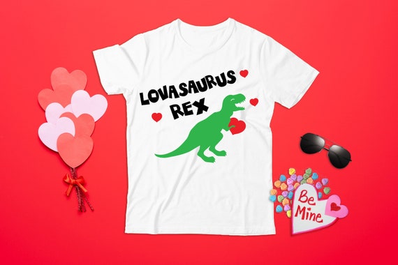 Lovasaurus Rex SVG Valentine's SVG File Dinosaur Svg | Etsy
