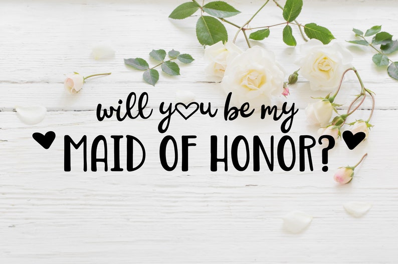 Will You Be My Maid of Honor Maid of Honor Proposal Maid of - Etsy