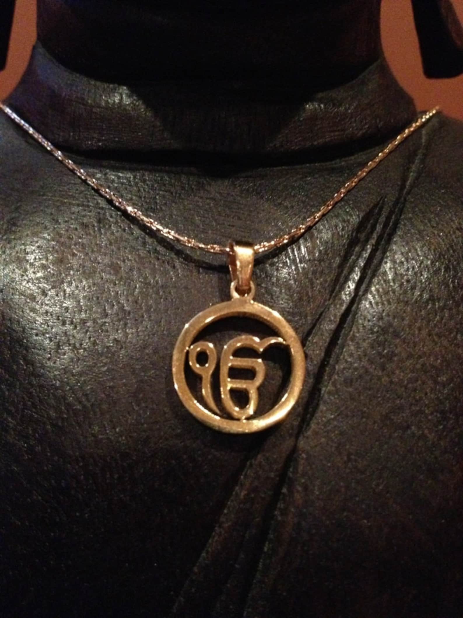 Ik Onkar Necklace for Women Ek Onkar Necklace Dainty Ik - Etsy Canada