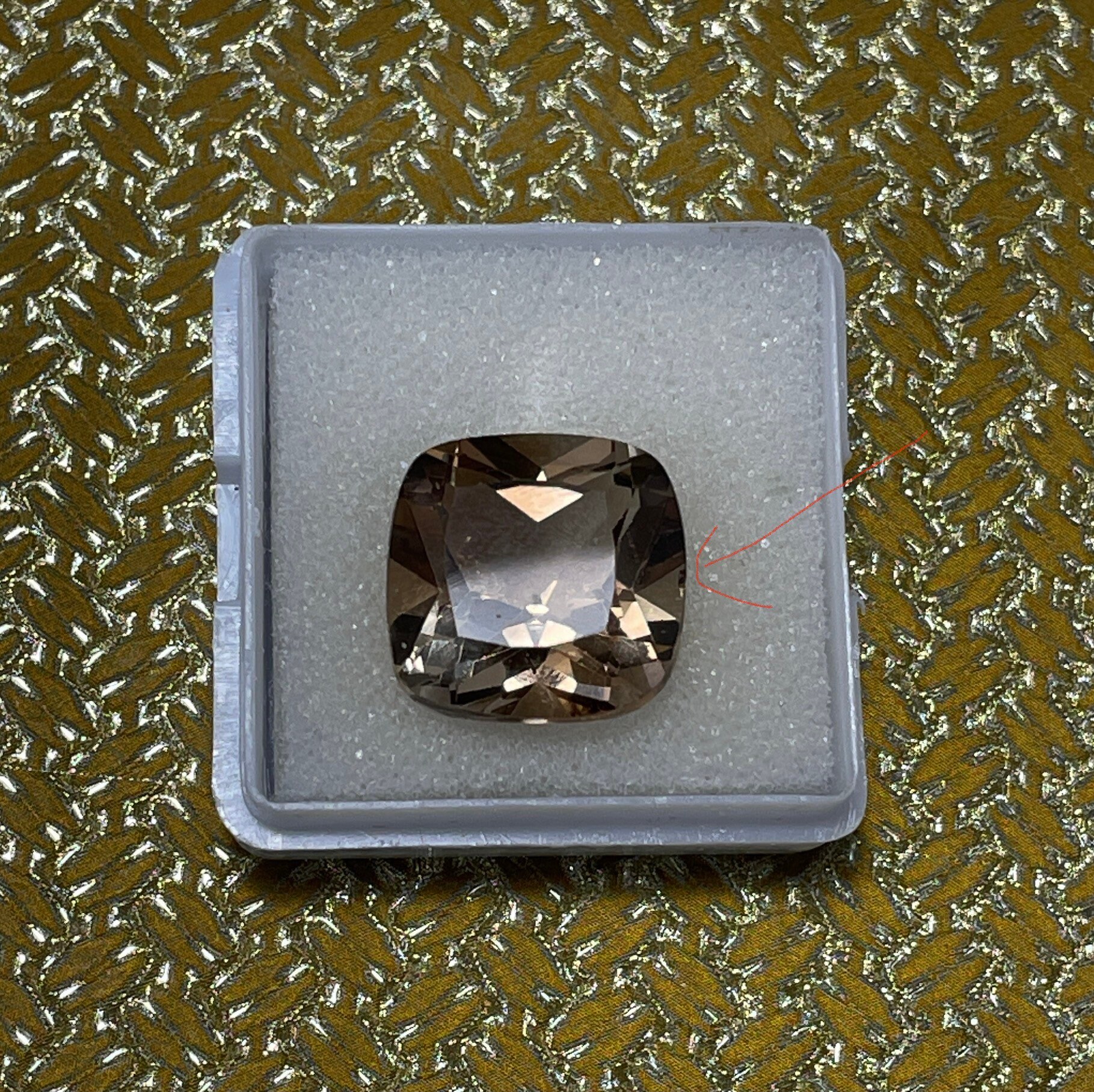 Large Imperial Topaz Square Cut Champagne Brazil Jewelry - Etsy