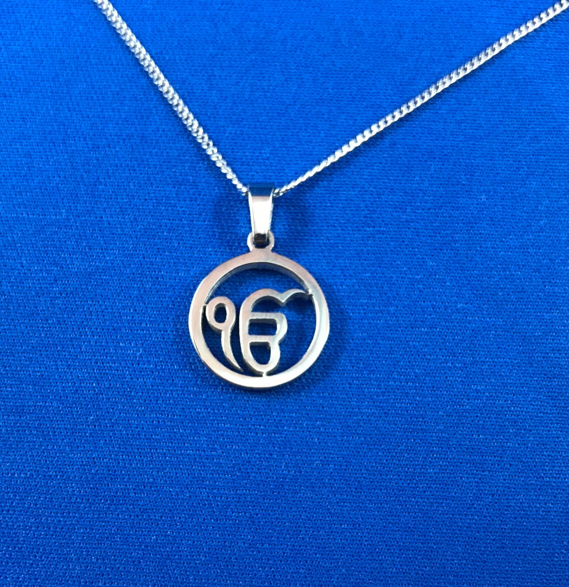 Ik Onkar Necklace for Women, Ek Onkar Necklace, Dainty Ik Onkar Pendant ...