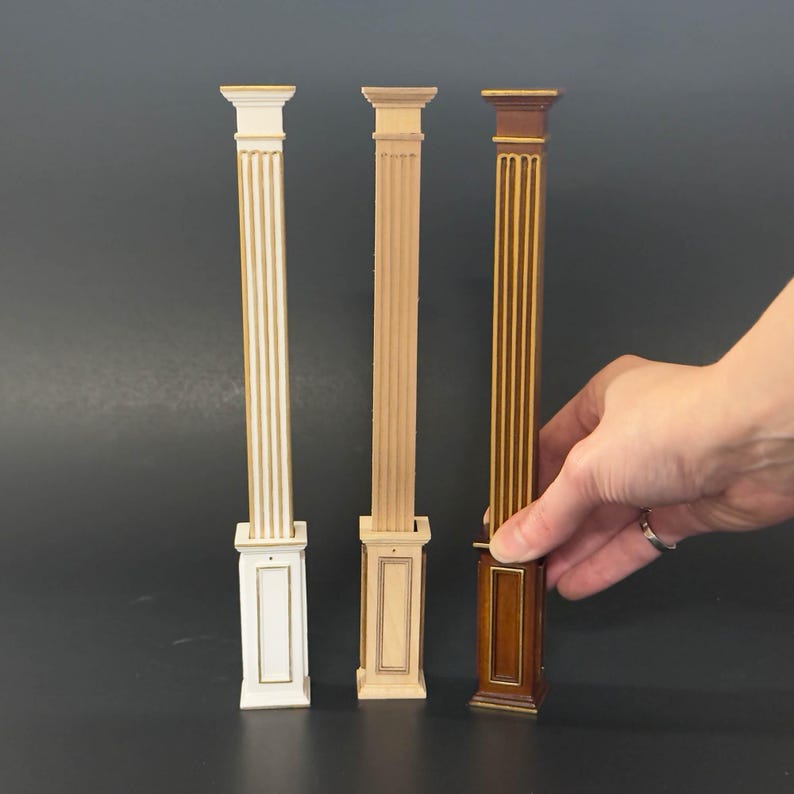 Miniature Quality Square Column Fit Ceiling Height 4"-10" Telescopic ...
