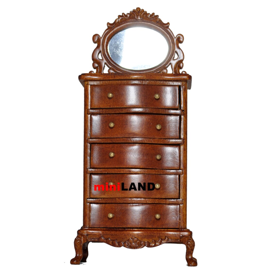Tall Vanity Chest Commode Table Dresser 1:12 Dollhouse - Etsy