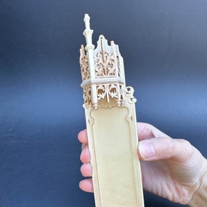 A Niche for a Statue Unpainted Unfinish Wooden Gothic 1:12 Dollhouse ...