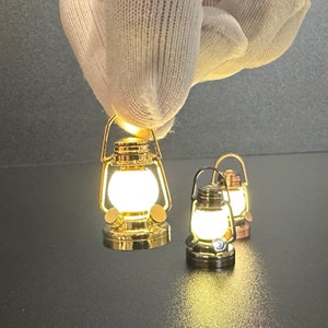 Miniature Touchless Operation With Wand 1:12 Oil Lantern Lamp LED for ...