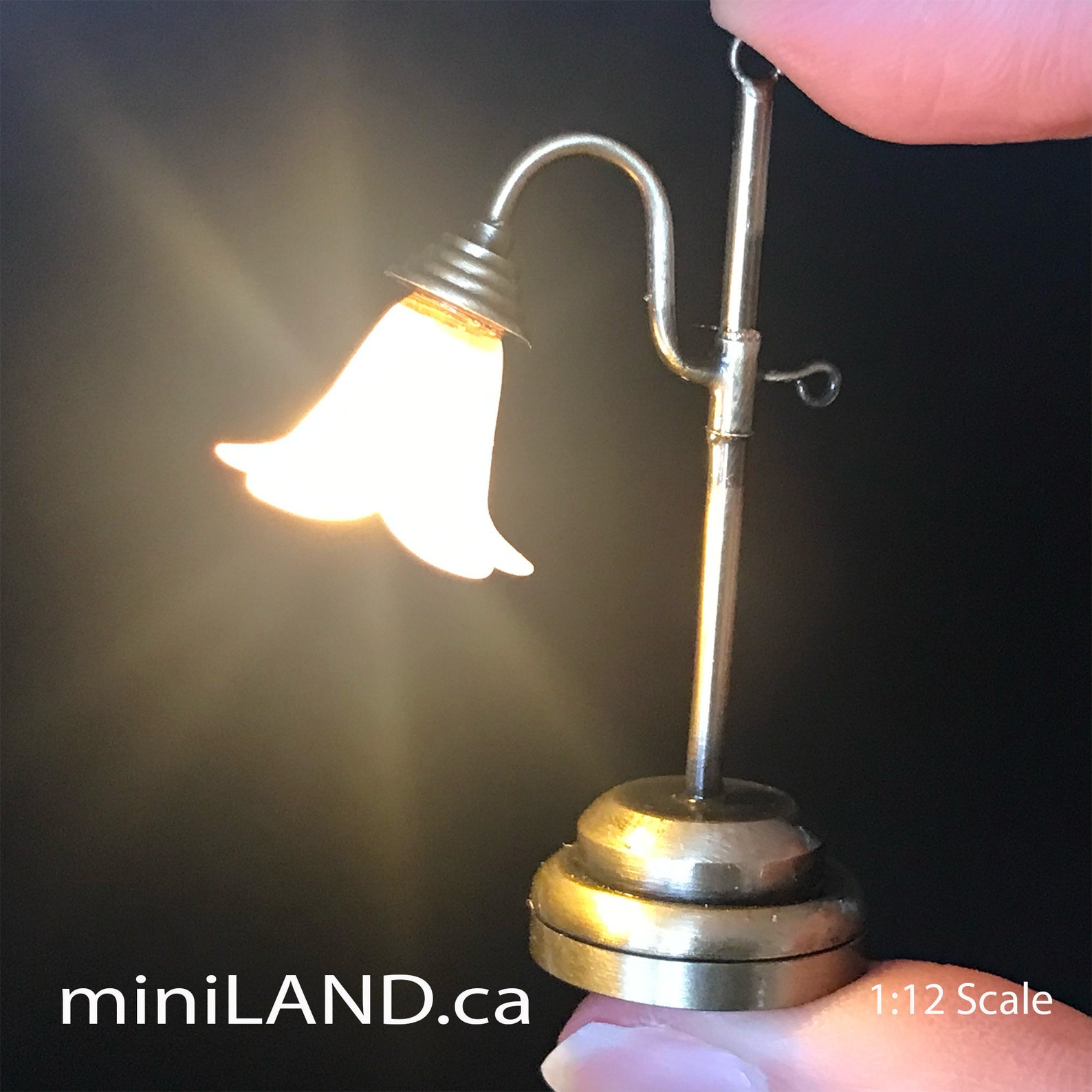 Antique Tulip Table Lamp Pink LED Super Bright With On/off - Etsy