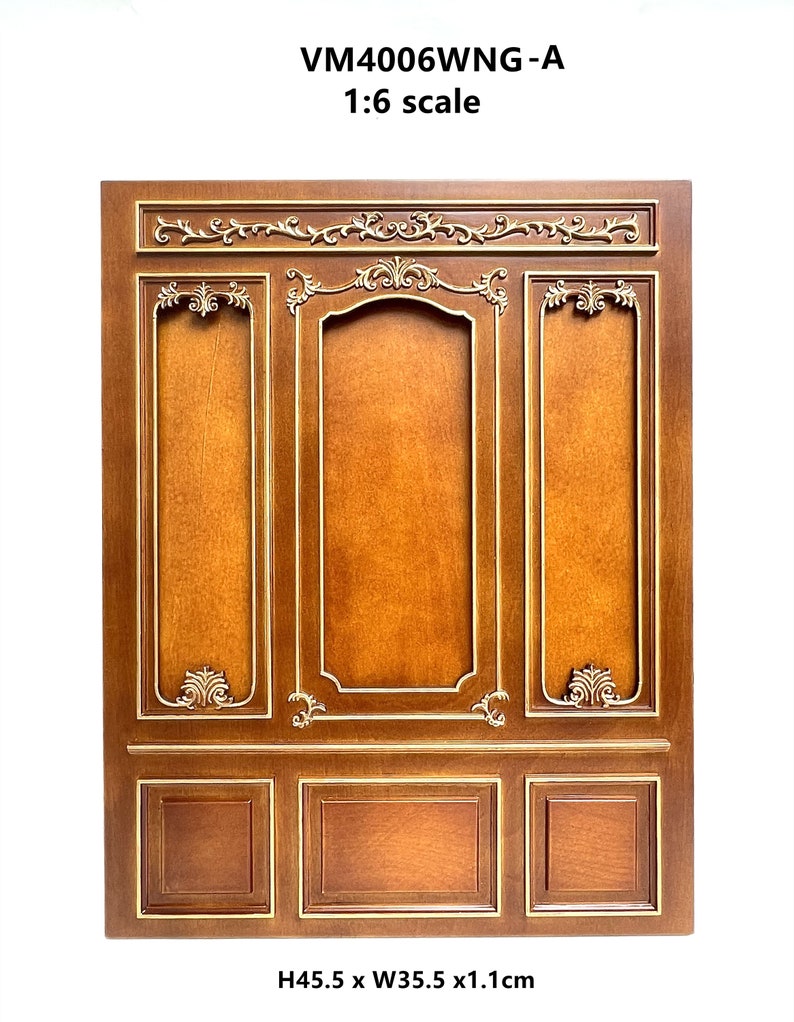Wall Panel in 1:6 Scale or Background for Photographs Dolls Collectors ...