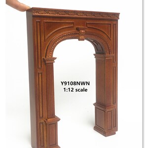 Archway Doorway Unit Dollhouse Miniature Furniture Manor Wall Panel ...