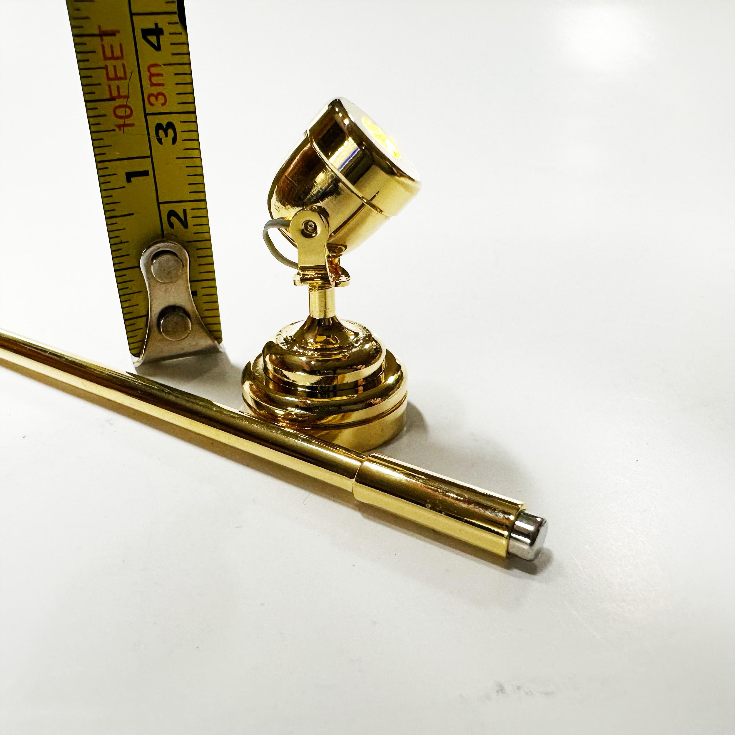 Miniature Spotlight Stage Touchless Operation With Wand 1:12 Scale Lamp ...