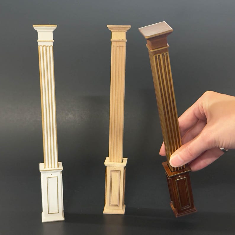 Miniature Quality Square Column Fit Ceiling Height 4"-10" Telescopic ...