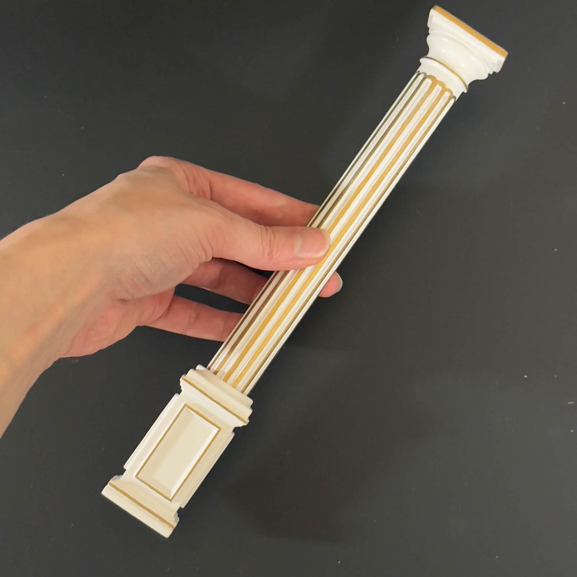 Miniature Quality Half Round Column Fit Ceiling Height 4"-10 ...