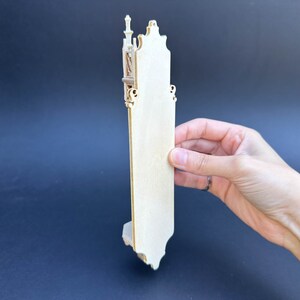 A Niche for a Statue Unpainted Unfinish Wooden Gothic 1:12 Dollhouse ...
