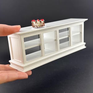 Wooden White Store Counter Store Shop Stand Display Dollhouse Miniature ...