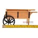 Wooden Wheel Barrow Stall Flowers / Vegetables Store Shop Display 1:12 ...