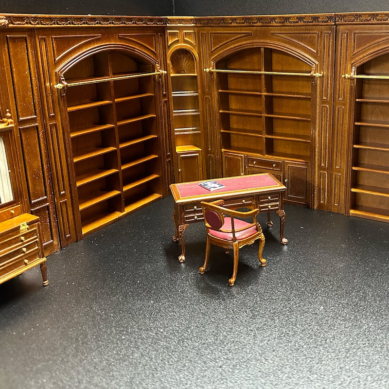 Miniature Library - Etsy
