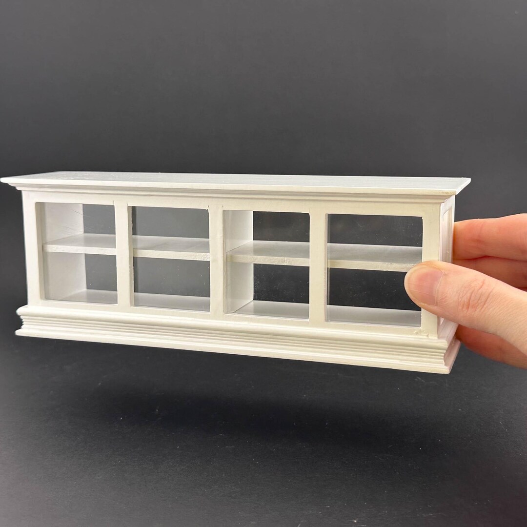 Wooden White Store Counter Store Shop Stand Display Dollhouse Miniature ...