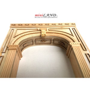 Archway Doorway Unit Dollhouse Miniature Furniture Manor Wall Panel ...