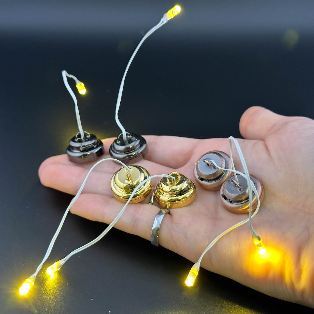 DIY Dollhouse LONG LED on Wire With On/off Switch and Battery .. for ...