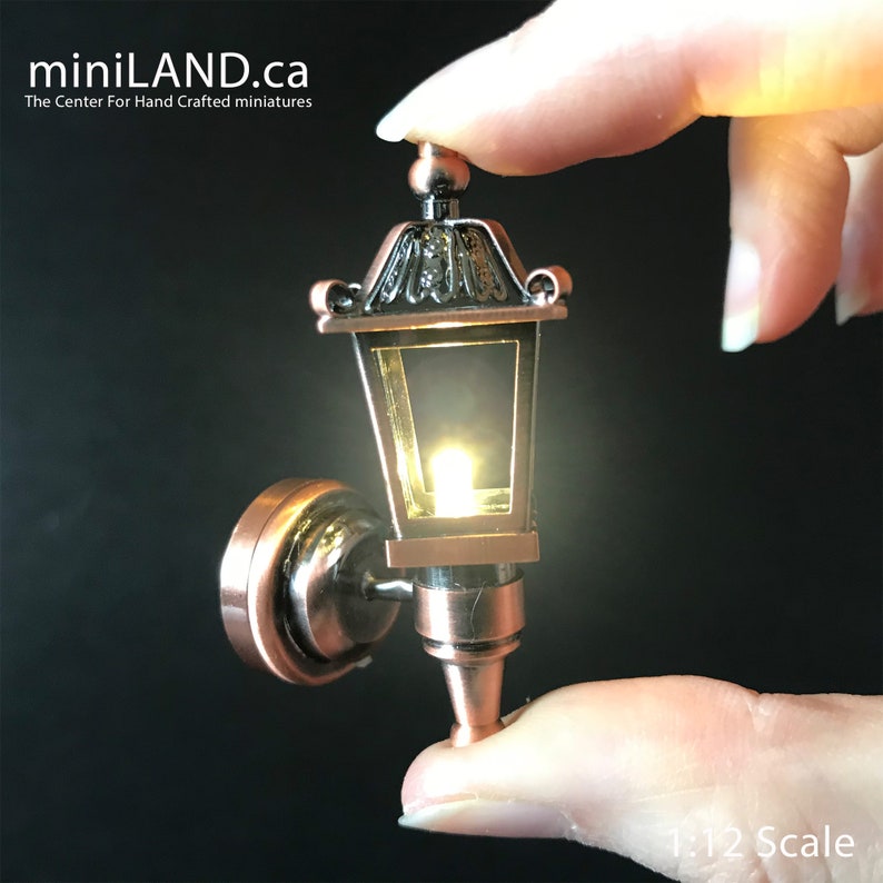 Copper Victorian Carriage Lamp Sconce Super Bright LED Light | Etsy